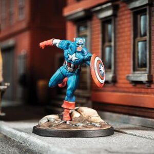 Marvel: Crisis Protocol Captain America & The Original Human Torch Character Pack - Unite Iconic Heroes! Tabletop Superhero Game, Ages 14+, 2 Players, 90 Minute Playtime, Made by Atomic Mass Games