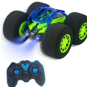 little bado rc cars stunt car remote control car double sided swing arm 360° flips rotating 4wd outdoor indoor car toy rechargeable electric toy cars gifts for boys kids and adults