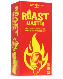 roastmaster card game, hilarious roast game for party game nights - new adult card game by kids against maturity (first edition)