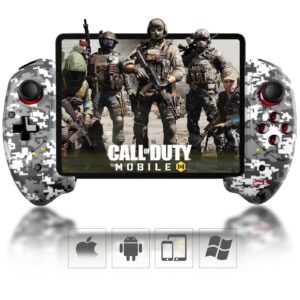 joso tablet controller (11"), phone controller for iphone, ipad, android, galaxy z fold4, galaxy z flip4, galaxy s23 s22 21ultra, fire hd 10, 8 to play cod mobile, wireless game joystick direct play