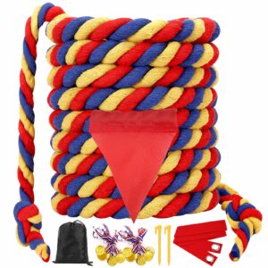 field day tug of war rope for kids and adults, outdoor lawn yard family reunion birthday party games, outside backyard camping picnic games, backyard carnival games fun for team building activities