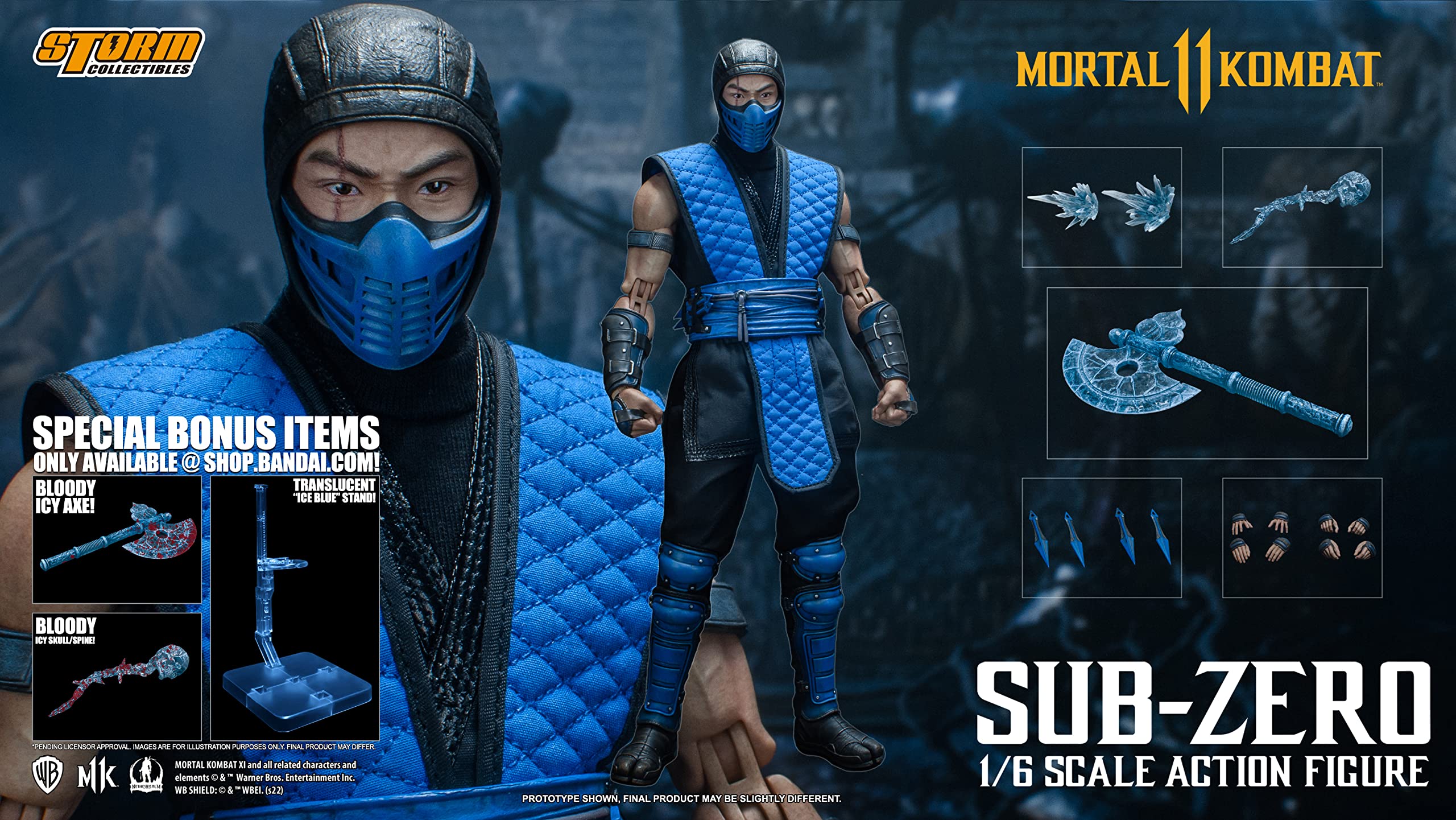 Storm Collectibles - Mortal Kombat 11 - Sub-Zero, 1/6 Action Figure (Klassic)