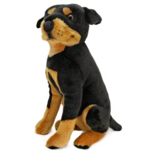 viahart ronin the rottweiler | 14 inch stuffed animal plush | by tigerhart toys