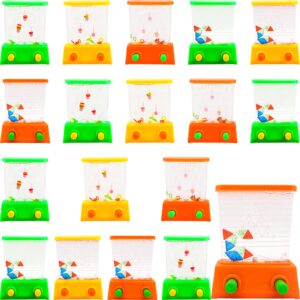 rcanedny 18 pack handheld water games water toss ring game handheld water ring toy for party favors goody bag fillers retro pastime