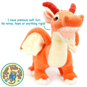 VIAHART Delilah The Dragon | 22 Inch Stuffed Animal Plush | by TigerHart Toys