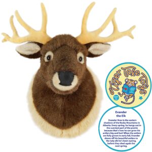 VIAHART Evander The Elk Head - 25 Inch Stuffed Animal Plush - by TigerHart Toys