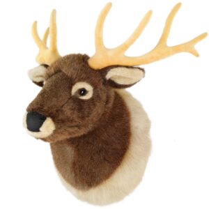 viahart evander the elk head - 25 inch stuffed animal plush - by tigerhart toys