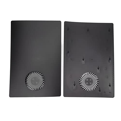 Faceplate Shell Cover Dustproof Replaceable Heat Dissipation ABS Console Panel Plate with Heater Fan for Game Console