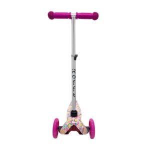 ROFFT Scooter for Kids Ages 3-5 - Wide Deck & Light Up Wheels, Self Balancing Kids, Toys for Boys & Girls, Adjustable Height, Aluminum T-Bar