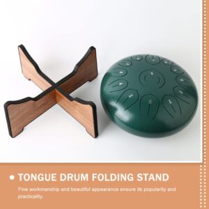 Ethereal Drum Stand Tongue Drum Folding Stands Tongue Drum Detachable Support Tongue Drum Support Tongue Drum Supply Tongue Drum Display Rack Tongue Drum Folding Bracket Floor Rack