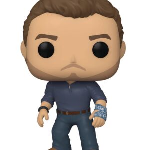 POP Jurassic World Dominion - Owen Grady Funko Vinyl Figure (Bundled with Compatible Box Protector Case), Multicolor, 3.75 inches