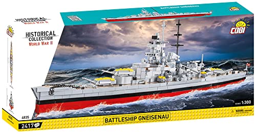 Cobi toys 2417 Pcs Hc WWII /4835/ Battleship Gneisenau