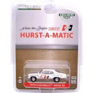 greenlight 1:64 1970 chevrole nova ss 54th international 500 mile sweepstakes hurst performance grand prize car 30305 [shipping from canada]