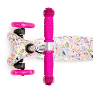 ROFFT Scooter for Kids Ages 3-5 - Wide Deck & Light Up Wheels, Self Balancing Kids, Toys for Boys & Girls, Adjustable Height, Aluminum T-Bar