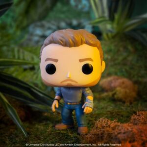 POP Jurassic World Dominion - Owen Grady Funko Vinyl Figure (Bundled with Compatible Box Protector Case), Multicolor, 3.75 inches