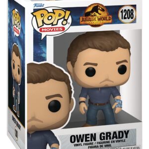 POP Jurassic World Dominion - Owen Grady Funko Vinyl Figure (Bundled with Compatible Box Protector Case), Multicolor, 3.75 inches