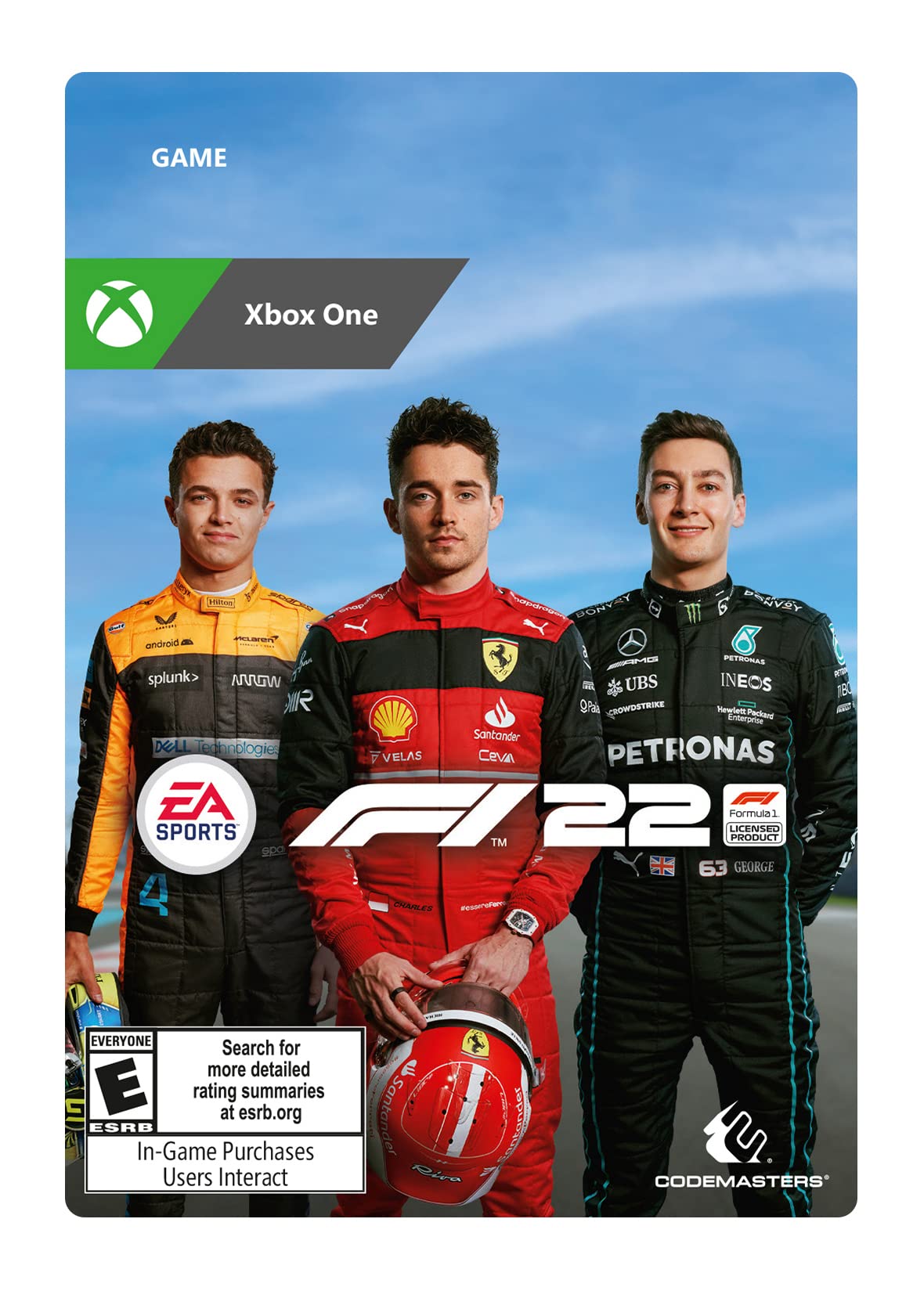 F1 2022: Standard Edition (Xbox One) - Xbox One [Digital Code]