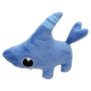 Whrigud Large Shark Dog Stuffed Animal Plush Toy Kawaii Shark Puppy Plushie Doll (Blue)