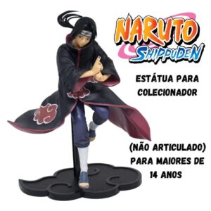 ABYSTYLE Studio Naruto Shippuden Itachi Uchiha SFC Collectible PVC Figure 7.1" Tall Anime Manga Statue Home Room Office Decor Great for Gift and Fans