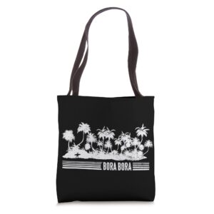 bora bora travel vacation souvenir tote bag