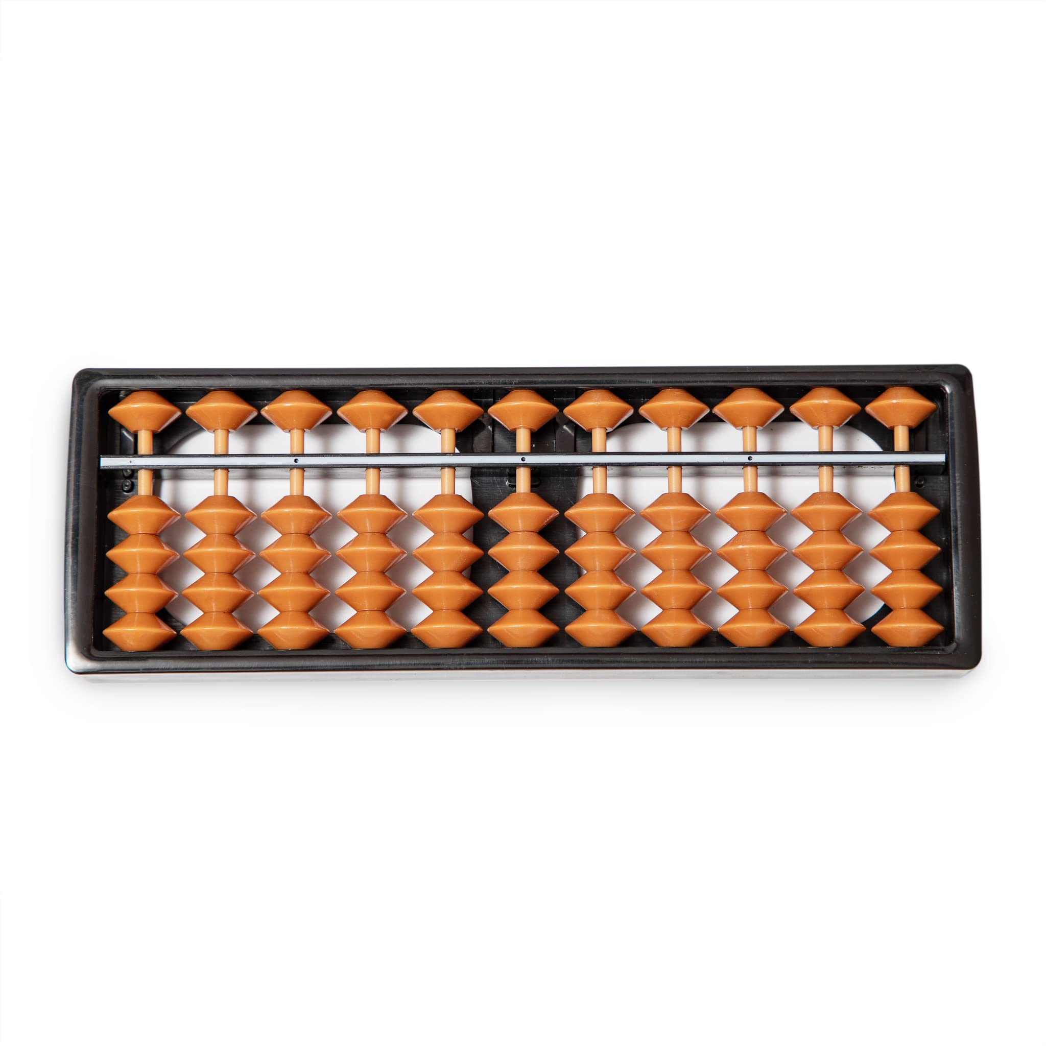 Digital Standard Abacus-17.8 cm-Professional 11-Column Soroban Calculator (Functional and Educational Tool)