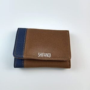 shifanqi wallet-blocking leather bifold wallet