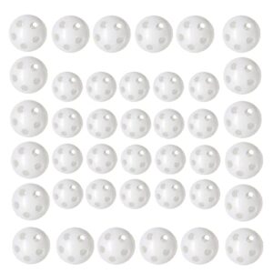 iceyon 40pcs rattle box repair toy,rattle balls mixed for sewing in noise maker insert pet baby toys(20pcs 24mm+20pcs 28mm)