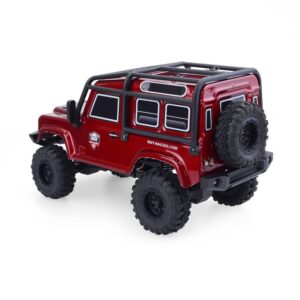 QAQQVQ 1:24 Scale Mini Remote Control Car, 4WD High Speed All Terrains Electric Toy Off Road RC Monster Vehicle Truck Crawler for Boys Kids and Adults