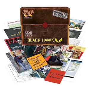 murder mystery party case files: mission black hawk for 1 or more players ages 14 and up