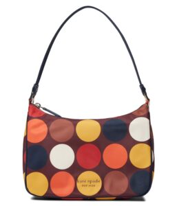 kate spade new york sam the little better dot party printed fabric small shoulder bag multi one size