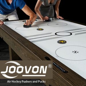 Joovon Air Hockey Pushers and Air Hockey Pucks, Non-Slip Strikers and Dynamic Pucks for Air Hockey Table Game for Adults and Kids,Replacement Accessories for Game Tables (Red and Blue)