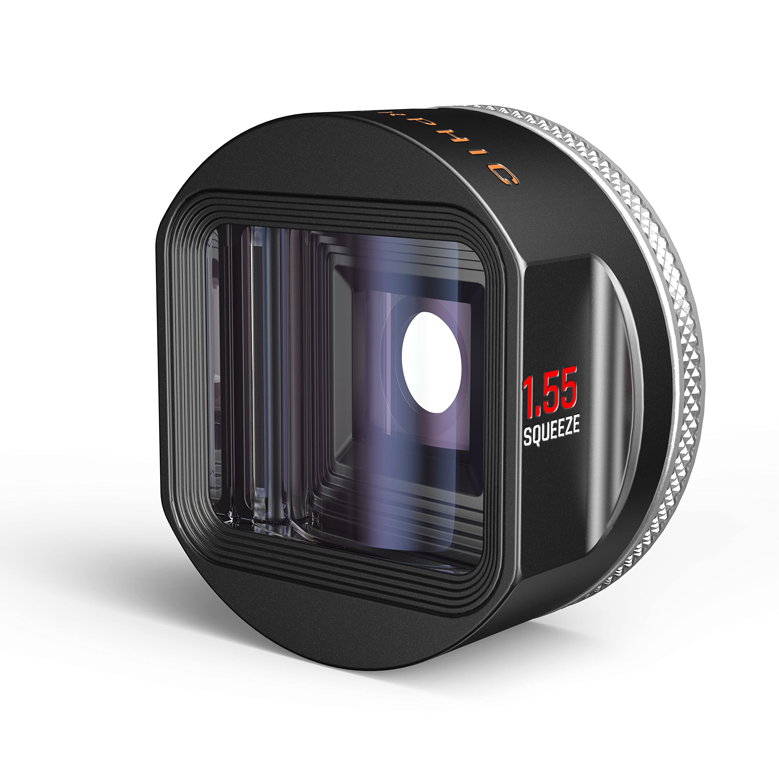 SmallRig 1.55XT Anamorphic Lens for iPhone and Android, Phone Cinematic Filmmaking Lens Phone Camera 2.76:1 Widescreen Ratio Imaging and Blue Flares Lens by Filmic Pro App-3578