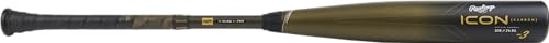 Rawlings | ICON Baseball Bat | 2023 | BBBCOR | -3 | 33", 2024 | Gold