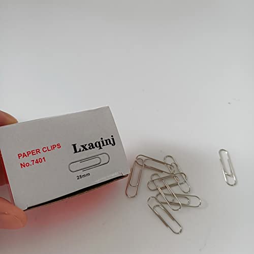 Lxaqinj Paper-clips,Durable & Rust Resistant,Paper Clips. Great for Office, School and Personal Use.