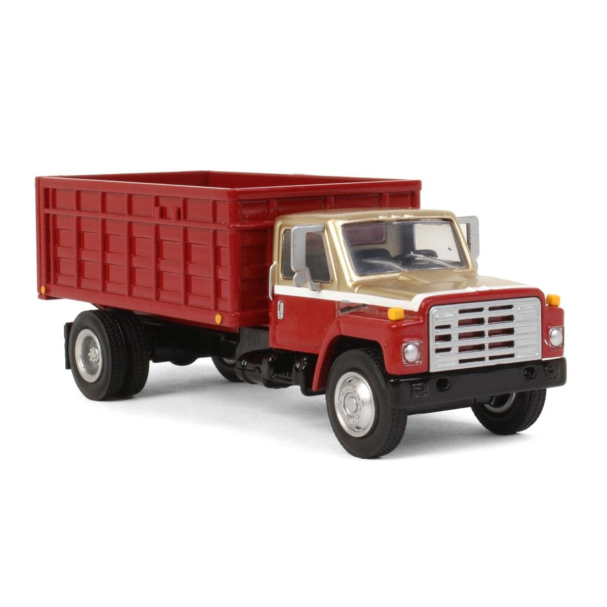 Spec Cast 1/64 Red & Gold 1982 International S1954 Grain Truck BAM-006