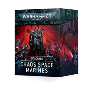 warhammer 40,000 - chaos space marines datacards (2022)