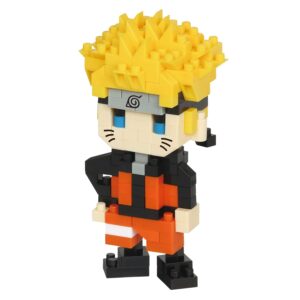 nanoblock - naruto shippuden - naruto uzumaki, character collection series building kit