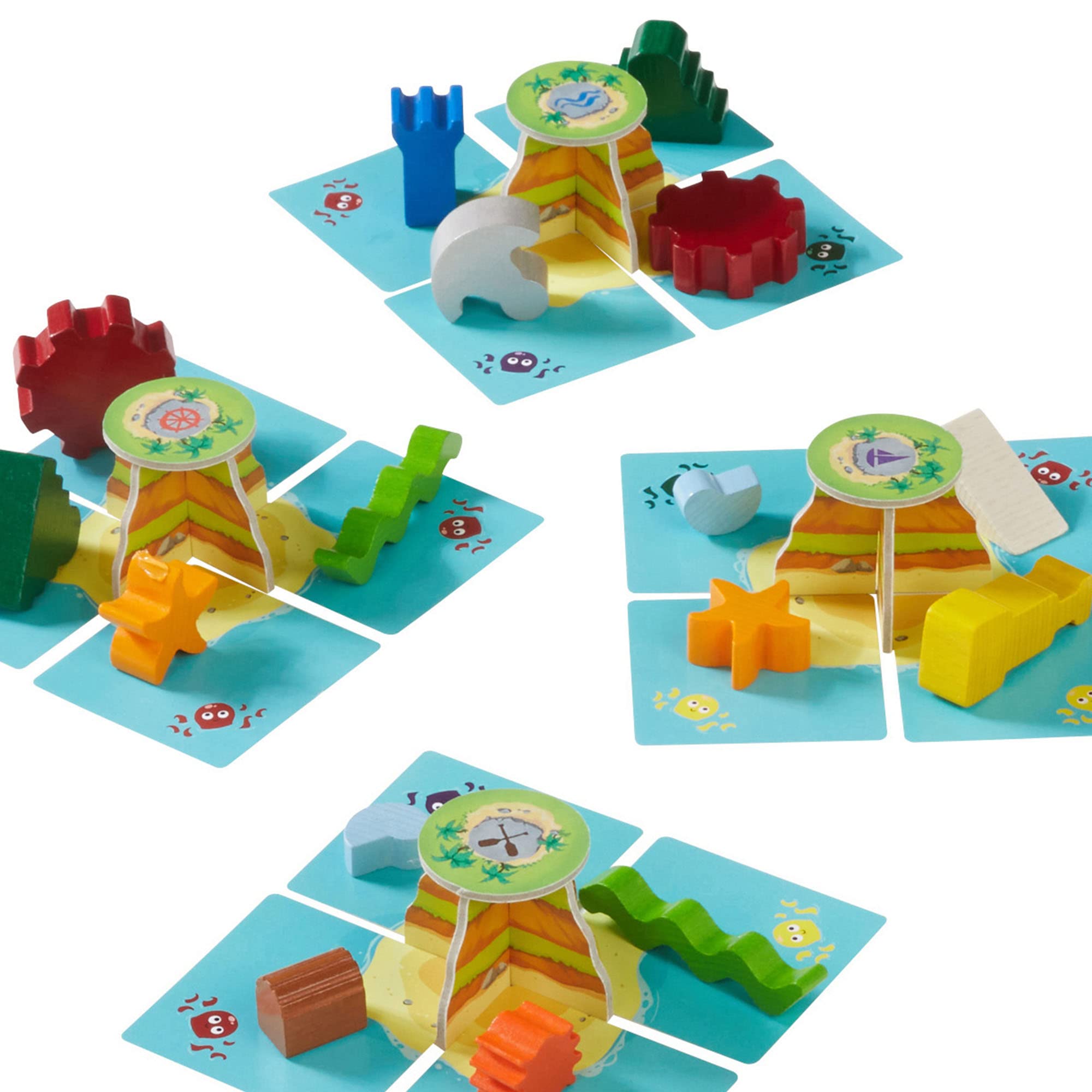 HABA Flotsam Float - Island Hopping, Wreckage Piling Stacking and Balancing Game for Ages 6+ (Made in Germany)