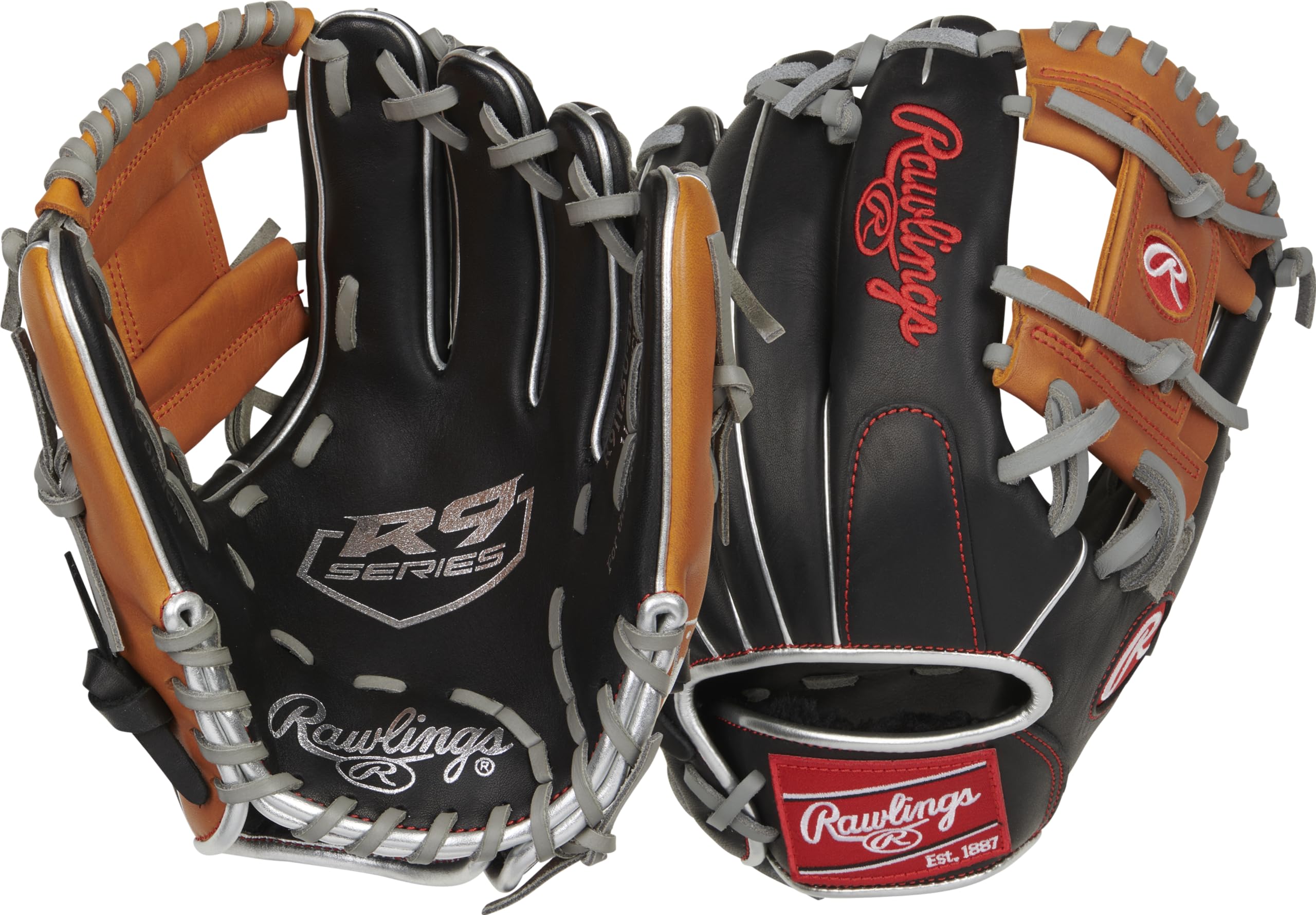 Rawlings | R9 CONTOUR Baseball Glove | 11.25" | Pro I-Web | Right Hand Throw