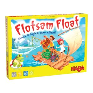 haba flotsam float - island hopping, wreckage piling stacking and balancing game for ages 6+ (made in germany)