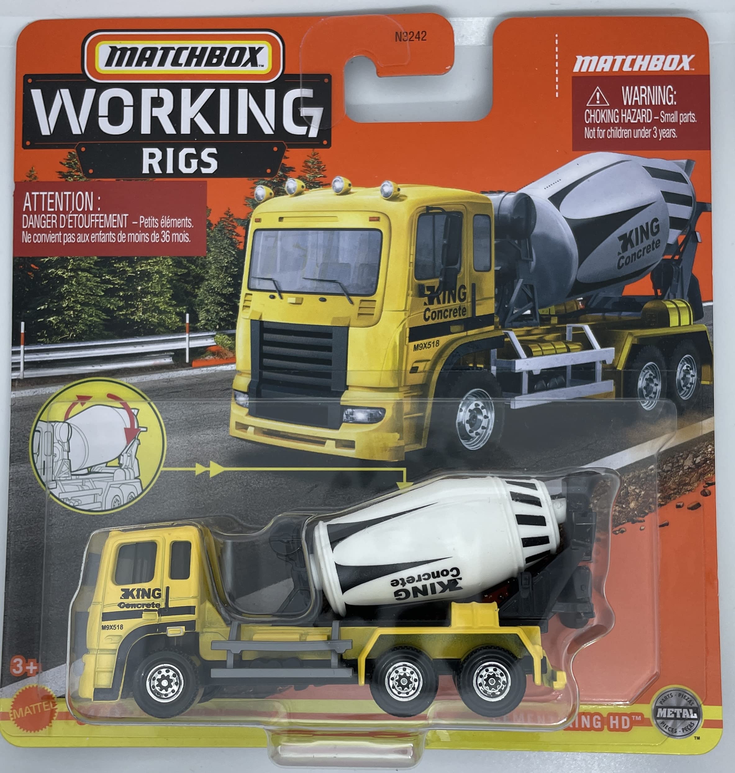 Matchbox - Cement King HD - Working Rigs - 2022 - 14/16