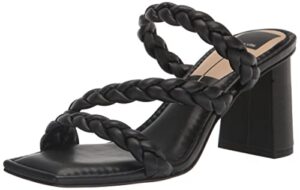 dolce vita women's pang heeled sandal, black stella, 8.5