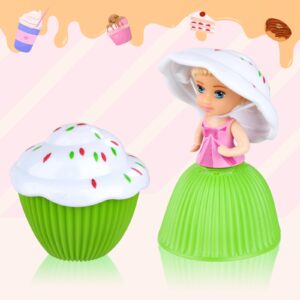 Christoy Beautiful Cake Doll Toy Surprise Cupcake Princess Doll Toys for Children Kid Transformed Scented Girls Funny Game Gift (6PCS)…