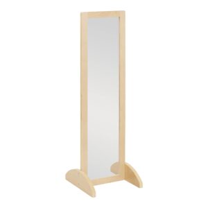 ecr4kids single-sided bi-directional mirror, kids furniture, natural