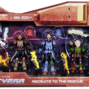 Mattel Disney and Pixar Lightyear Recruits to The Rescue 4 Pack 5 Inch Figures & Sox