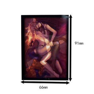 120 PCS/LOT Chandra Kissing Liliana Sleeves Anime Cards Sleeve Card Cover for Trading Cards TCG Board Games Protector