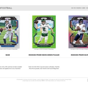 2021 Panini Prizm Football Mega Box - 40 Trading Cards - 1 Memorabilia Card Per Box