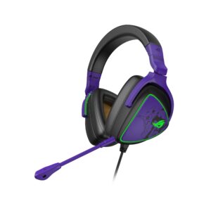 asus rog delta s eva edition gaming headset, ai noise-canceling mic, hi-res ess 9281 quad dac,rgb lighting, lightweight, mqa tech, usb-c headset, for pc, mac, ps4, ps5, switch and mobile devices