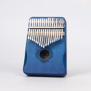 pokhdye sky blue kalin bassist beginner's hand m-finger piano mahogany beginner's 17 tone children's instrument fds2 0