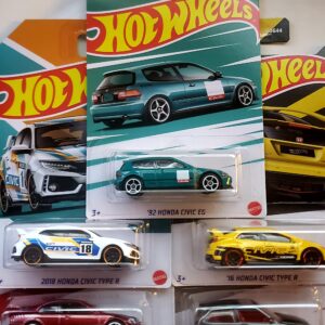 Hot Wheels 2022 Honda Civic Anniversary Set,(HDH20)